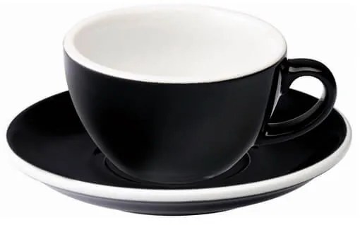 Loveramics Egg - Flat White 150 ml - Black