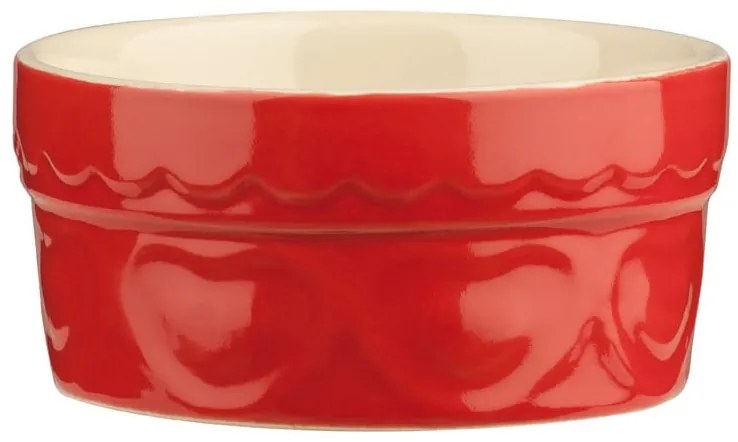 Červená zapékací kameninová miska na creme brulee Premier Housewares Sweet Heart, ⌀ 10 cm