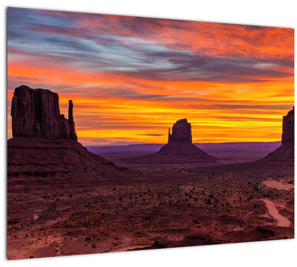 Obraz - Monument Valley v Arizoně (70x50 cm)