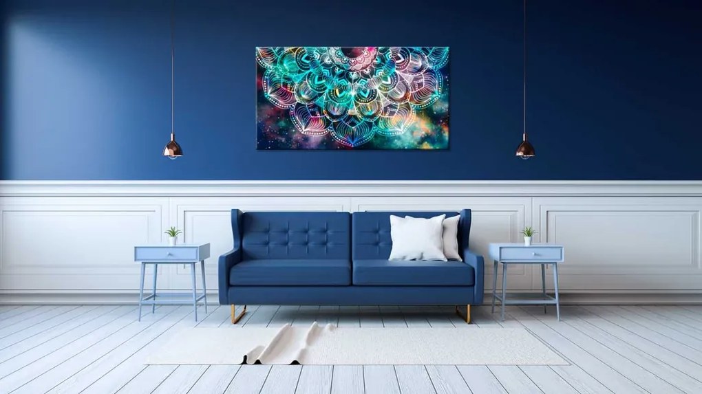 Vesmírná mandala I (150x80 cm) - InSmile ®