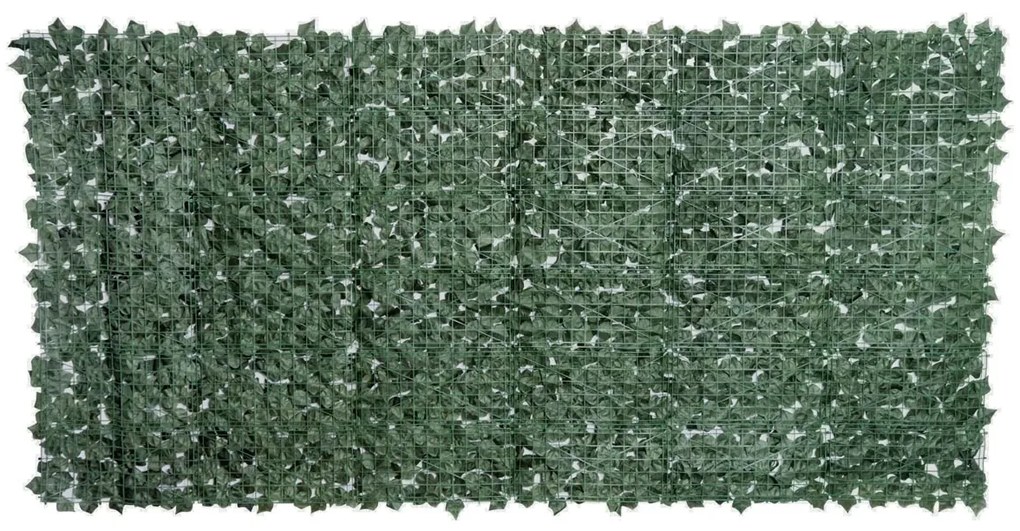 Outsunny Umělý živý plot Břečťan, tmavě zelený, 300 x 150 cm
