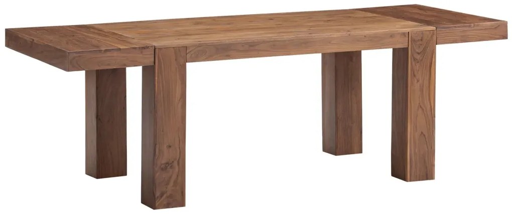 furniture-nabytek.cz - Jídelní stůl Osvaro 146x90 s přídavnýma deskama Akazie