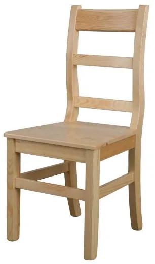 Dřevěná jídelní židle KT114, borovice (Barva dřeva: Surová (bez moření))