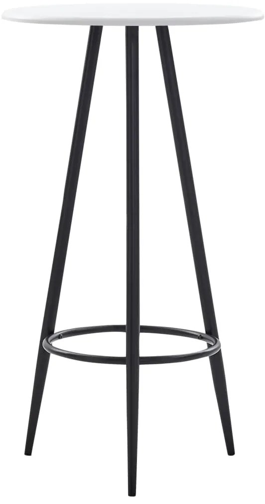 Barový stůl bílý 60 x 107,5 cm MDF 281544