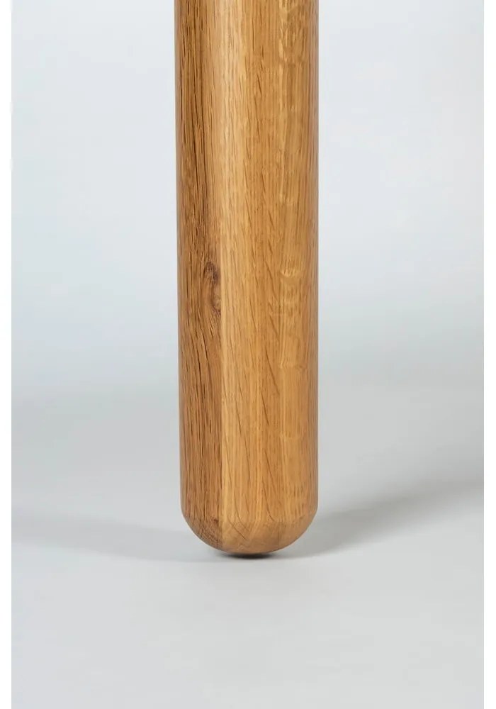 Kulatý jídelní stůl s deskou v dubovém dekoru ø 128 cm Storm - II. jakost – Zuiver