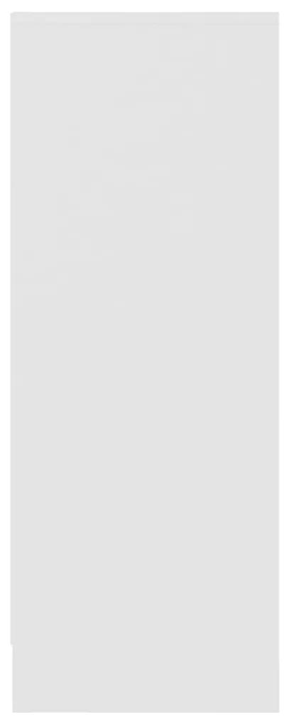 Botník bílý 31,5 x 35 x 90 cm dřevotříska - Default Title