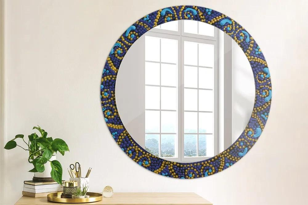 Kulaté dekorativní zrcadlo Dekorativní složení fi 80 cm