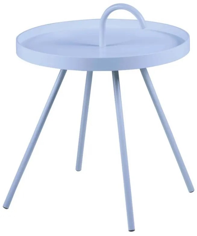 SCANDI Odkládací stolek Mikky 51 cm, světle modrá