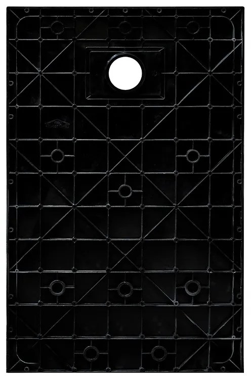BPS-koupelny Obdélníková akrylátová sprchová vanička HYD-OSV-RIKO 110x70 černá