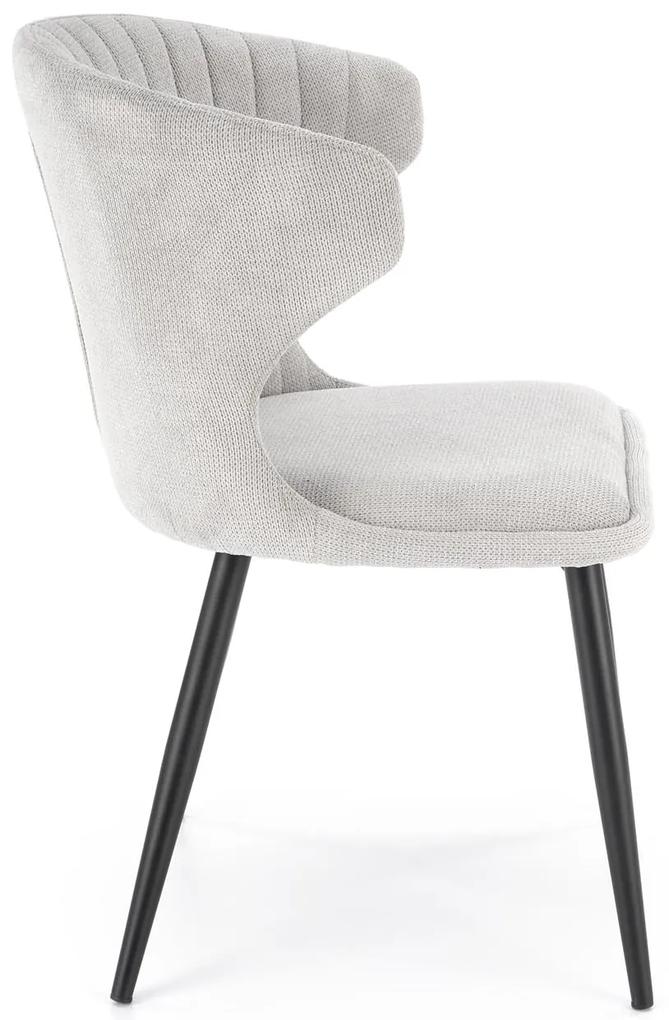 HALMAR K496 židle šedá