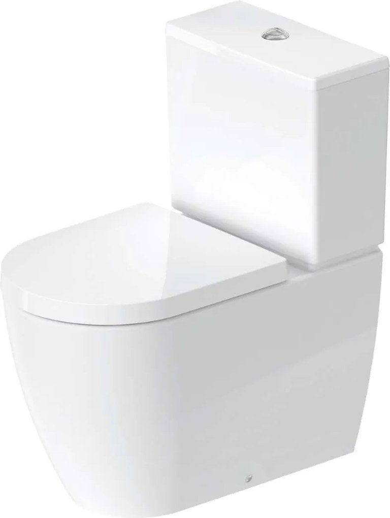 Duravit ME by Starck - WC kombi mísa, zadní odpad, DuraShield, bílá 217009AA00