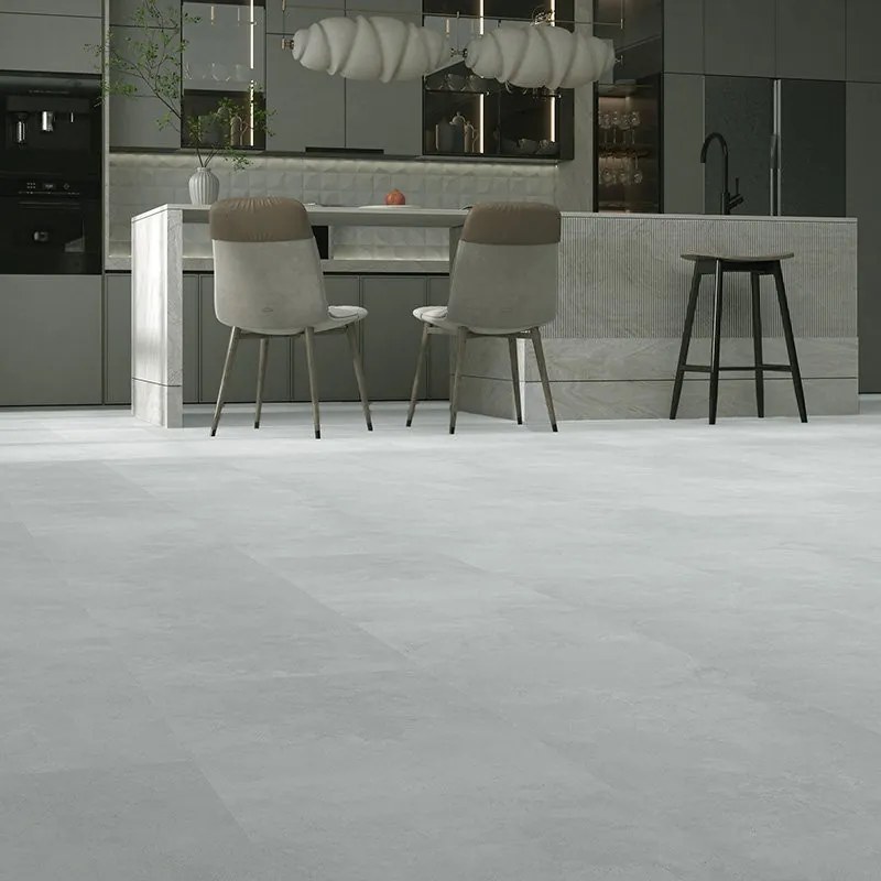 Vinylová plovoucí podlaha Area Floors Stone Click Rigid 5351 Beton světle šedý 1 m²