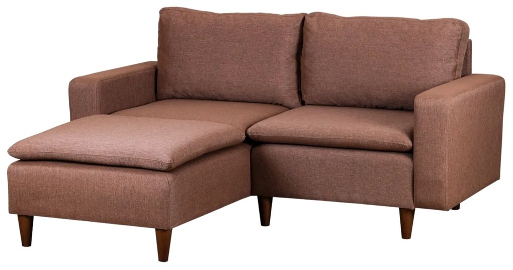 Hanah Home Rohová pohovka LUNGO MINI světle hnědá