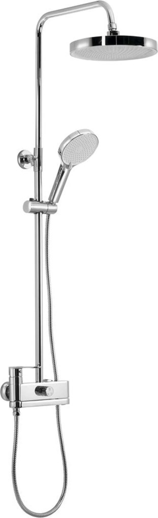 Sapho - Sprchový set s baterií, průměr 26 cm, 2 proudy, chrom CF139