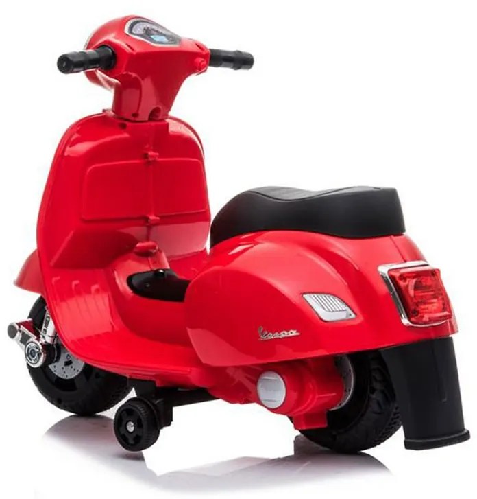 BABY MIX dětská elektrická motorka Vespa červená