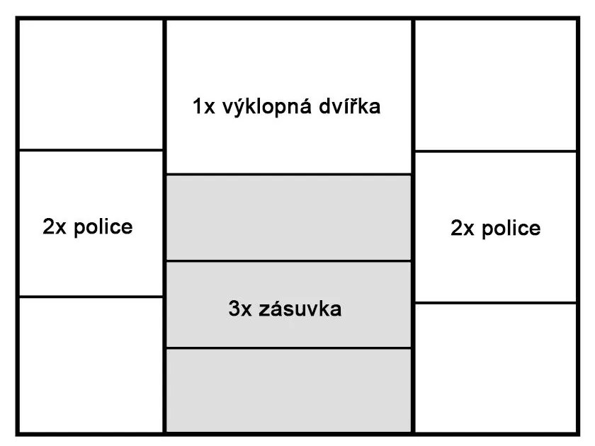 Obývací pokoj DALLAS t - sestava C - trufla