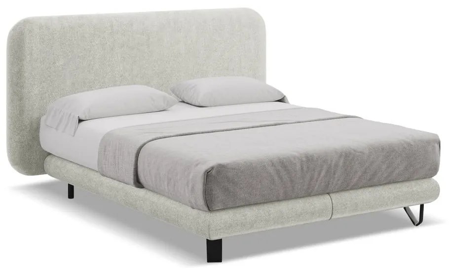 Béžová boxspring postel 160x200 cm Ilima – Makamii