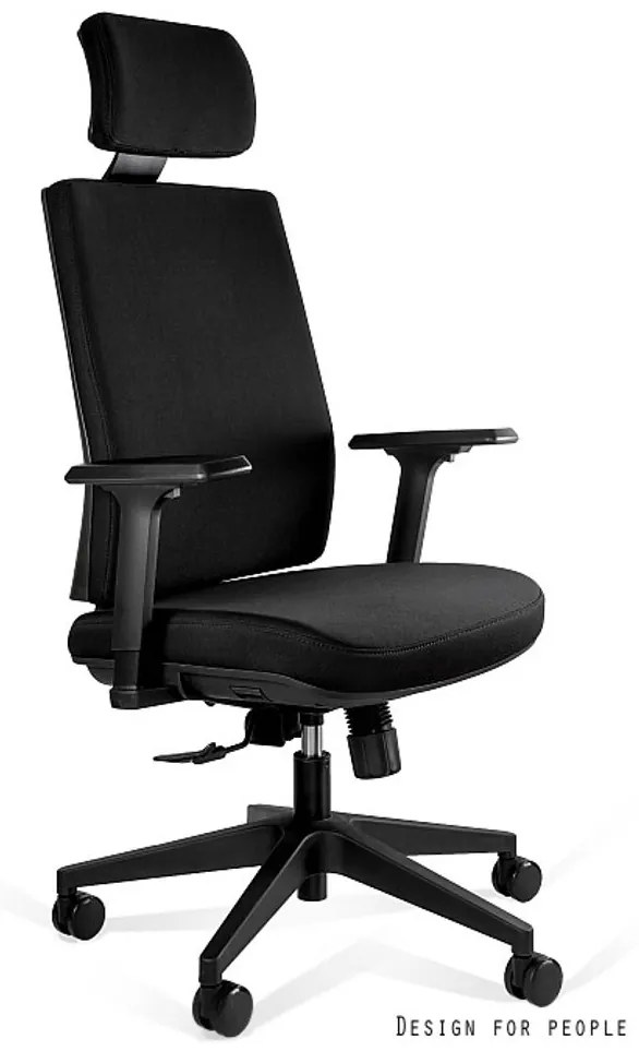 UNIQUE Kancelářská židle SHELL, černá