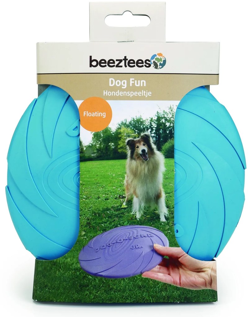 Gumové frisbee BEEZTEES Dog O Soar střední Barva: Červená