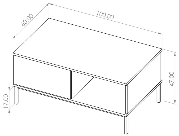 Konferenční stolek QUARTY QT-02