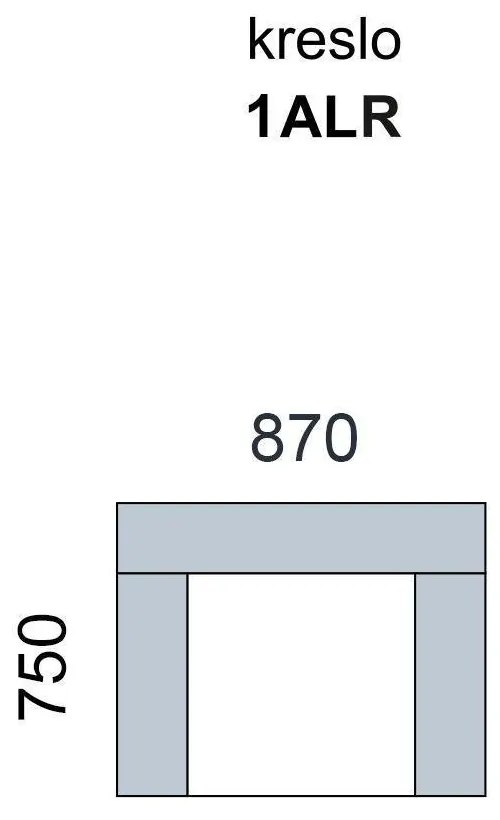 Dřevona - Elitte Klubové křeslo AVA CAFF 1ALR LONDON 309