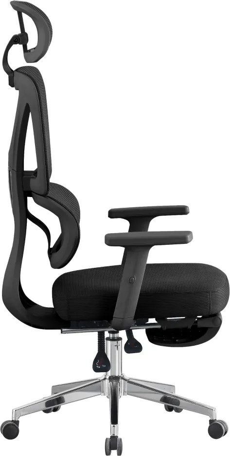 Ergonomická kancelářská židle SUPREME - černá síťovina