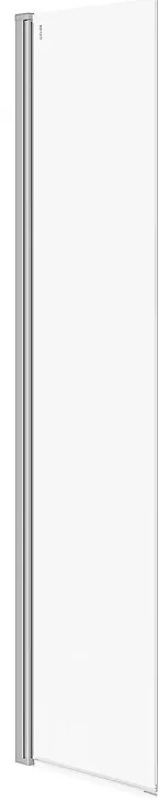 Cersanit Mille, otočná sprchová zástěna typu Walk-In 50x200 cm, 8mm čiré sklo, chromový profil, S161-010