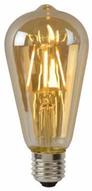 LUCIDE Bulb LED Filament E27/5W 400LM 2700 Amber, žárovka, zářivka