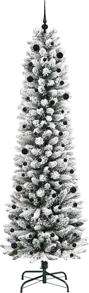 Umělý vánoční stromeček Bílá 240 cm PVC, kov a plast 3396130
