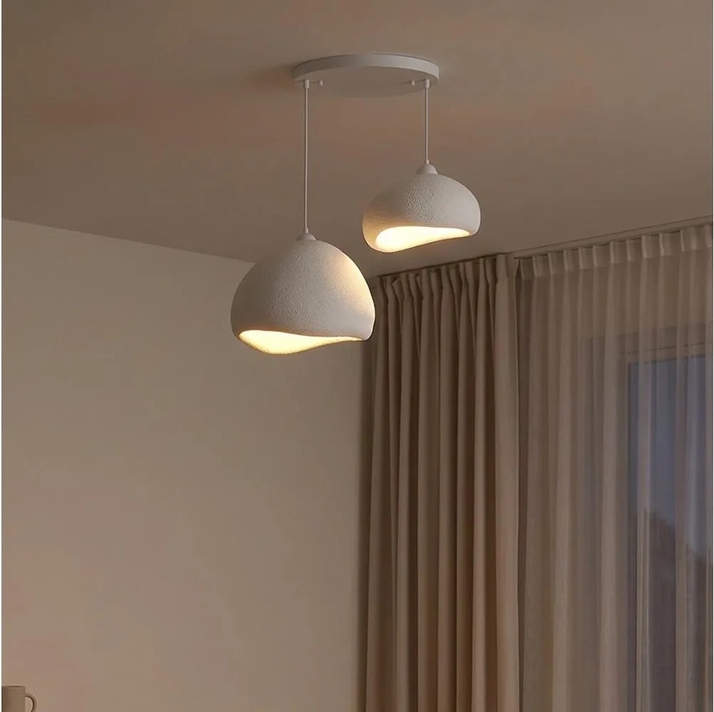 Brilagi - Lustr na lanku WABI SABI 2xE27/40W/230V pr. 70 cm bílá