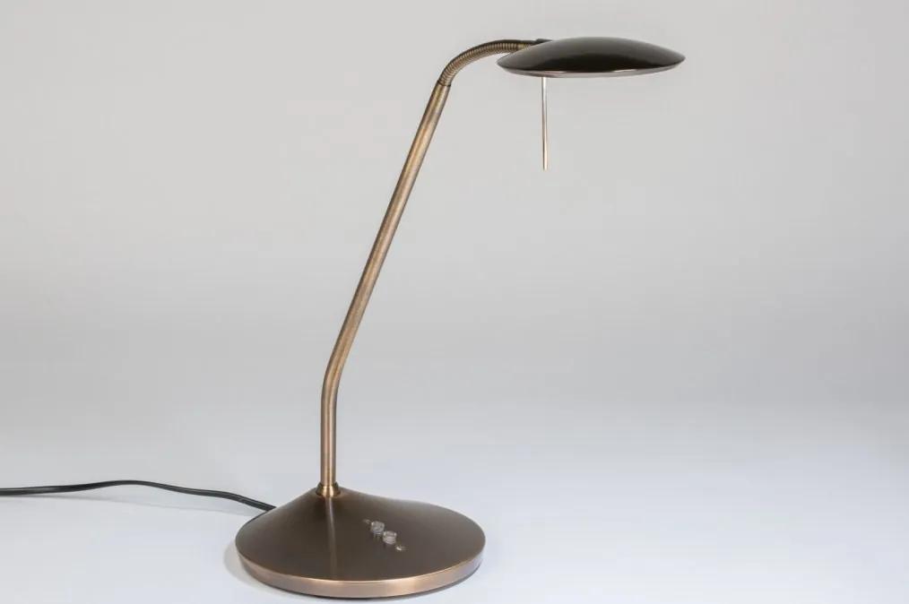 Stolní designová LED lampa Vetrego Bronse