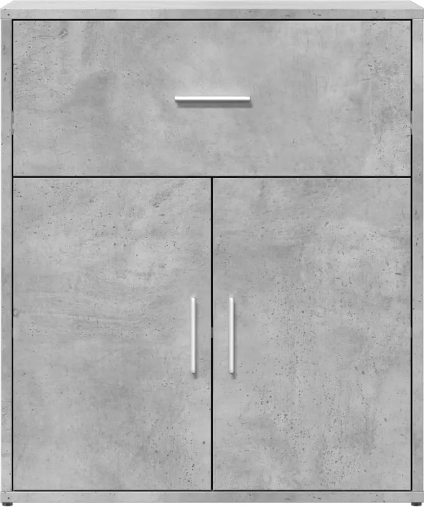 Příborníky 2 ks betonově šedé 60 x 31 x 70 cm kompozitní dřevo 3276549