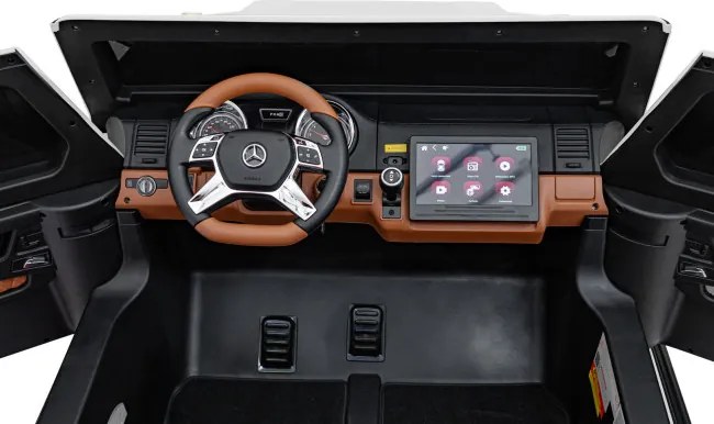 Elektrické autíčko Mercedes Benz MAYBACH G650 bílé