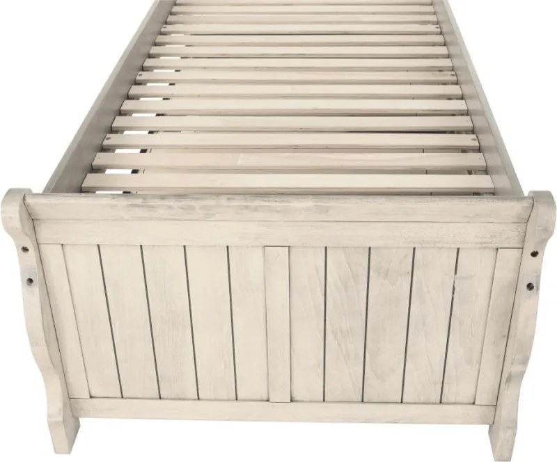 Postel s přistýlkou, 90x200, antická bílá, ANTIKO Kondela 0000258490