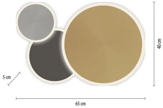 Paul Neuhaus 8007-70-LED Stmívatelné svítidlo Q-PIATO LED/35W/230V 2700-5000K+DO