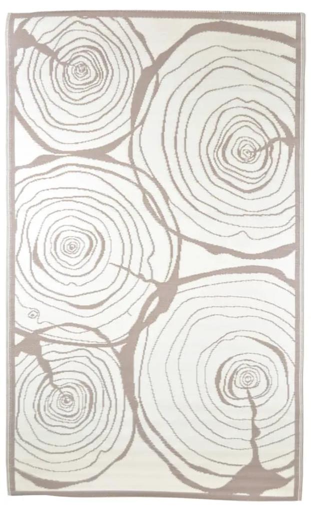 Esschert Design Venkovní koberec 240 x 150 cm letokruhy - Default Title