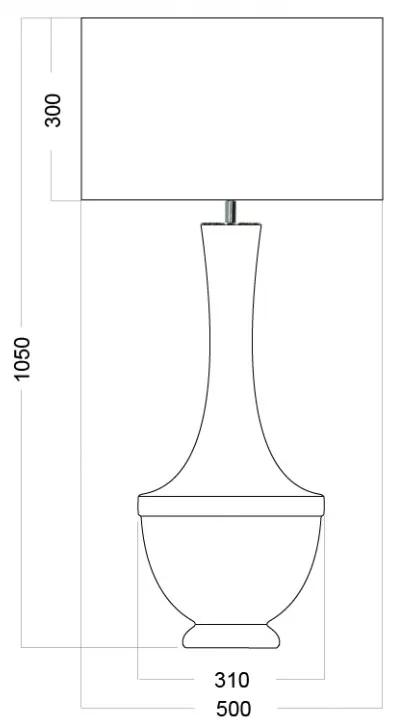 4concepts Designová stolní lampa TROYA ROUGE Barva: Samet