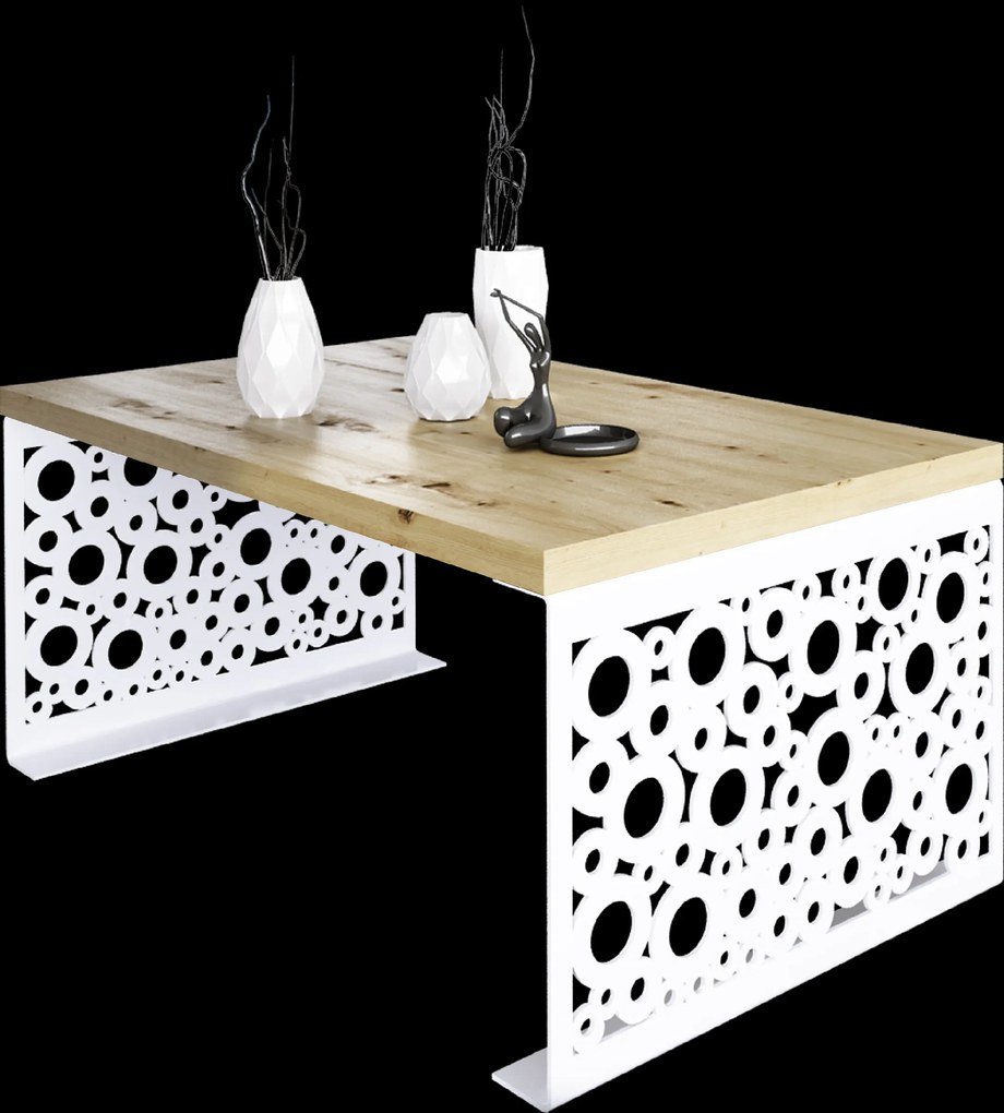 ADRK Furniture Konferenční stolek RINA 100x60 CT-RIN-W-A