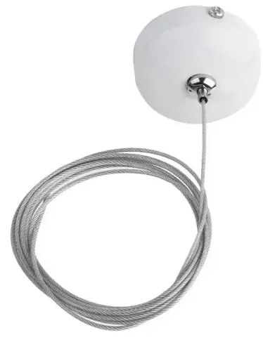 Ceiling Plate Track bílé + Wire