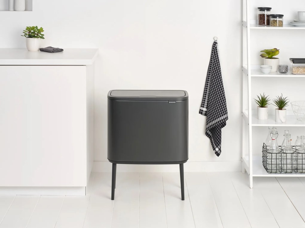 Brabantia BO Touch Bin 3x11L tmavě šedá