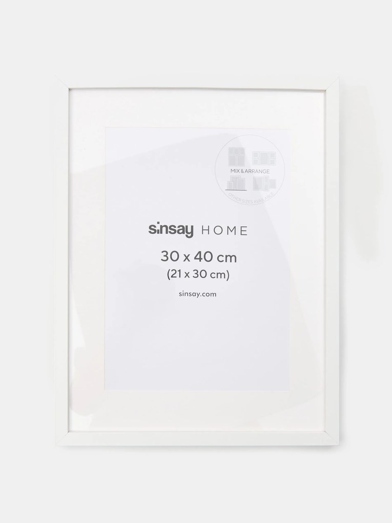 Sinsay - Rámeček na fotku - bílá