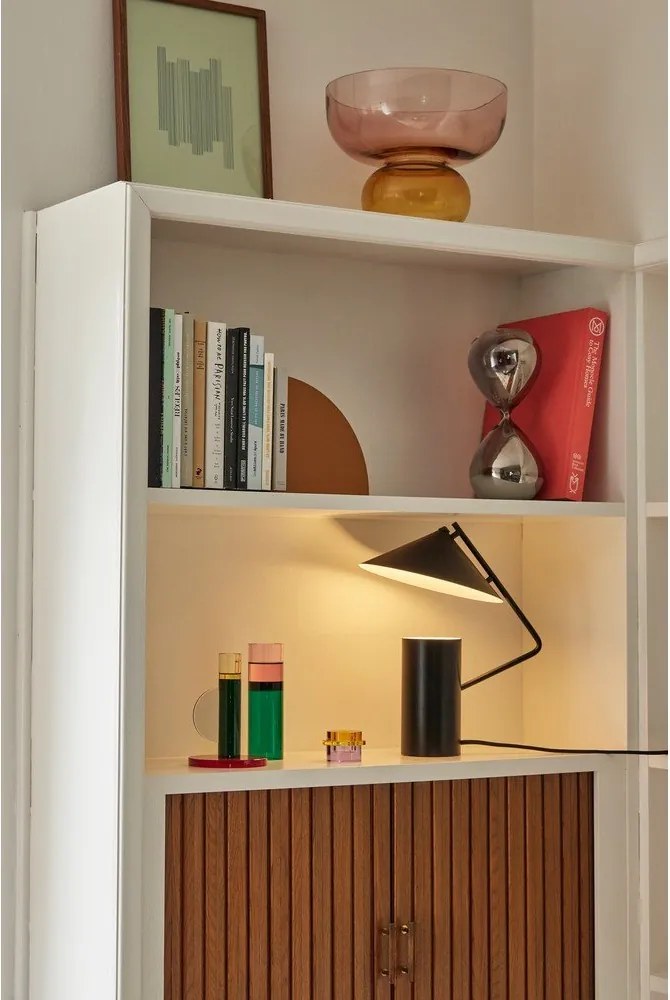 Černá kovová stolní lampa (výška 32 cm) Sen – Hübsch
