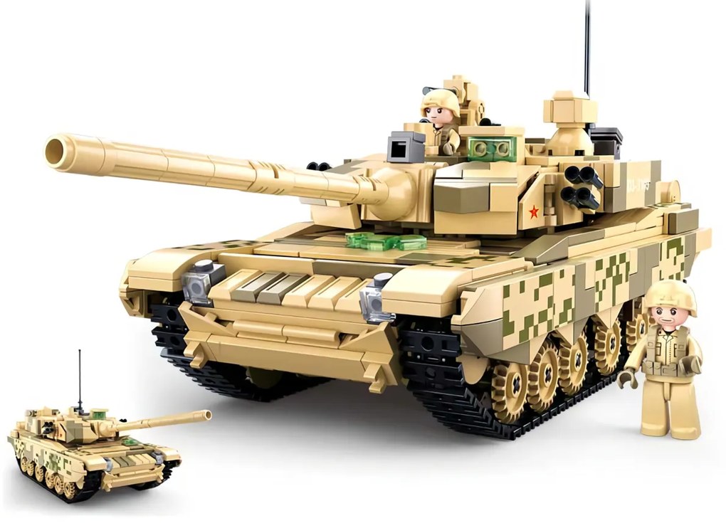 Sluban Model Bricks M38-B0790 Hlavní Bitevní tank Typ 99A