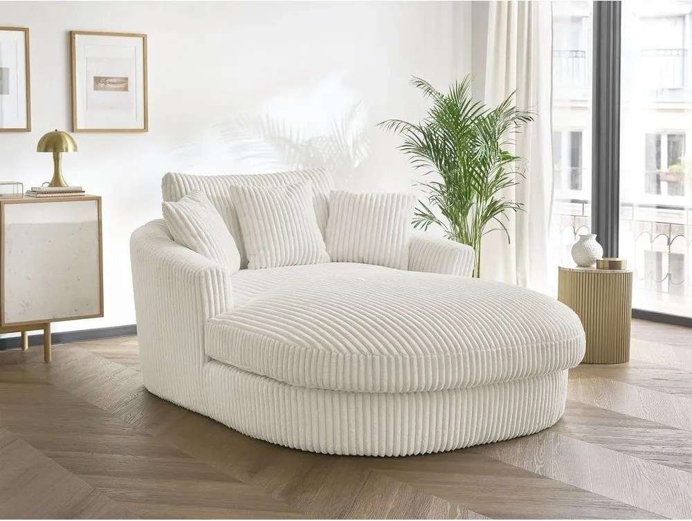 Béžové manšestrové křeslo Belem – Bobochic Paris