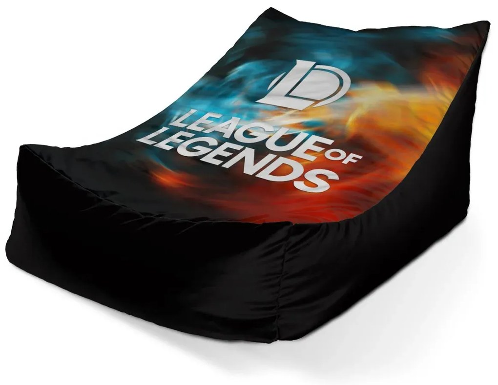 Sablio Sedací vak Lounge League of Legends Glow - 80 x 95 x 50 cm