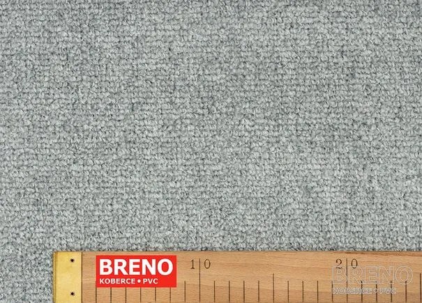 Breno Metrážový koberec SUEZ 275 šedý, šíře 400 cm, Šedá