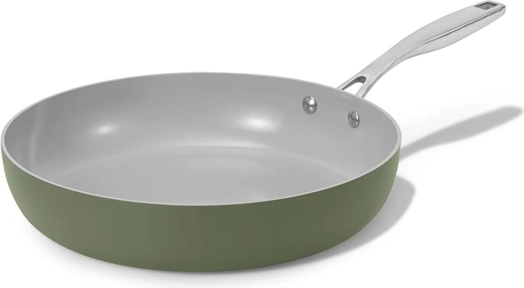 Elmich Nepřilnavá keramická pánev Vital Ø 20 cm - olivově zelená (OUTLET)