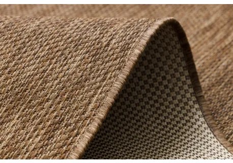 koberec FLAT 48663/870 SISAL hnědý HLADKÝ velikost 160x230 cm | krásné koberce cz