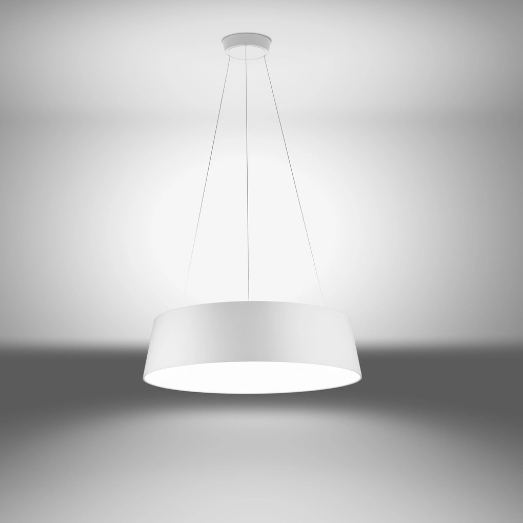 Stilnovo 8089 Oxygen_P, bílé závěsné svítidlo, 36W LED 3000K stmívatelné DALI, prům. 56cm