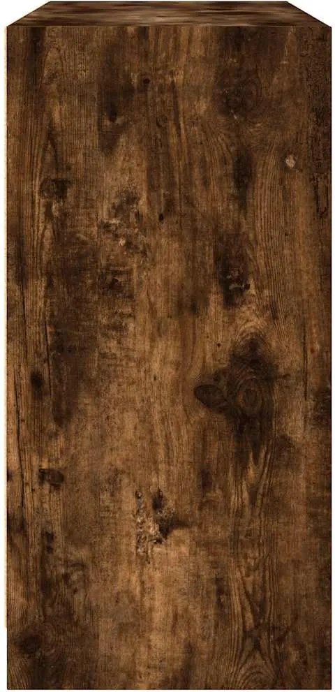 Příborník kouřový dub 102 x 37 x 75,5 cm kompozitní dřevo 3295875